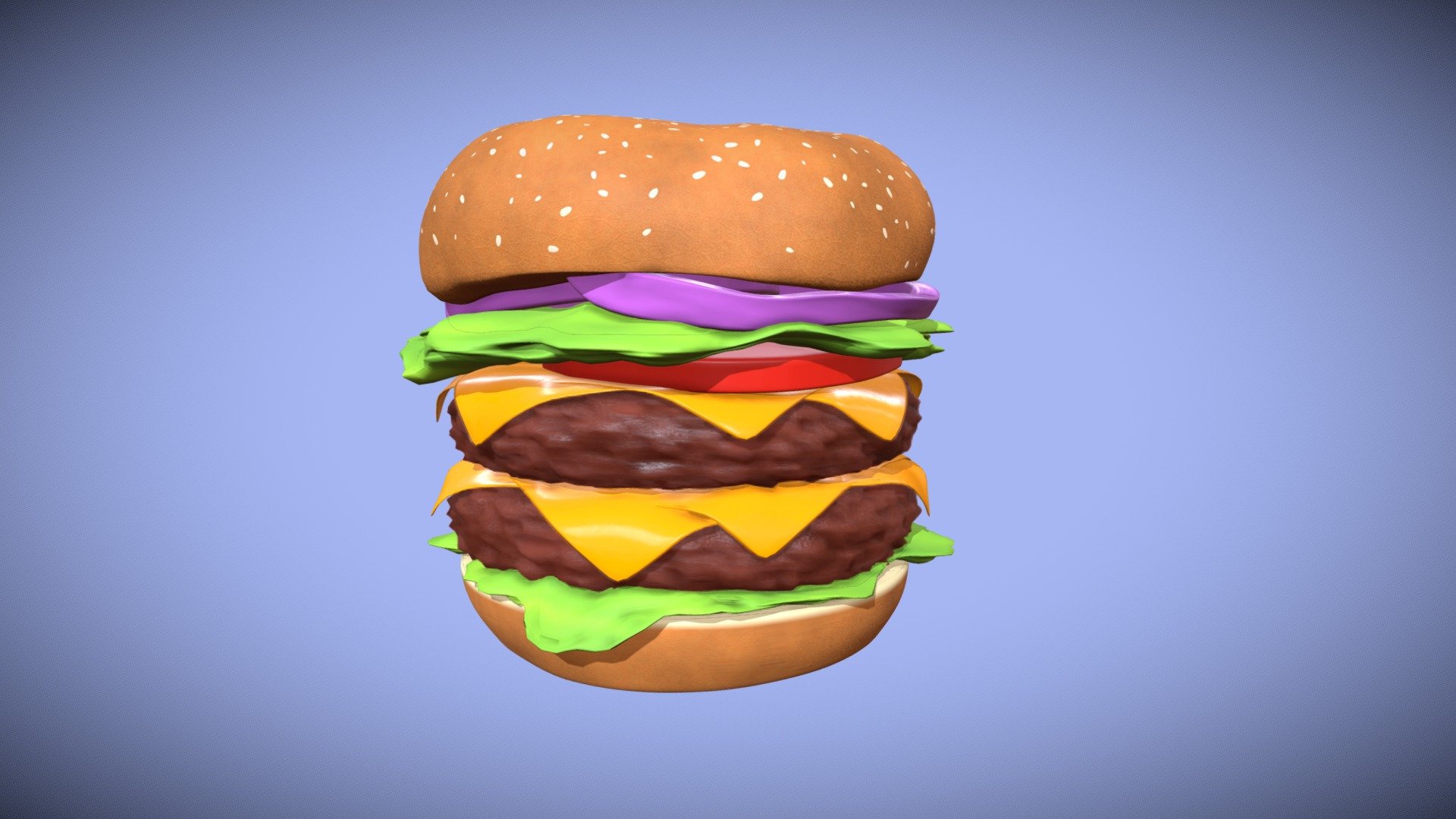 Burger - Download Free 3D model by Ashlynn McManness (@Ashlynn ...