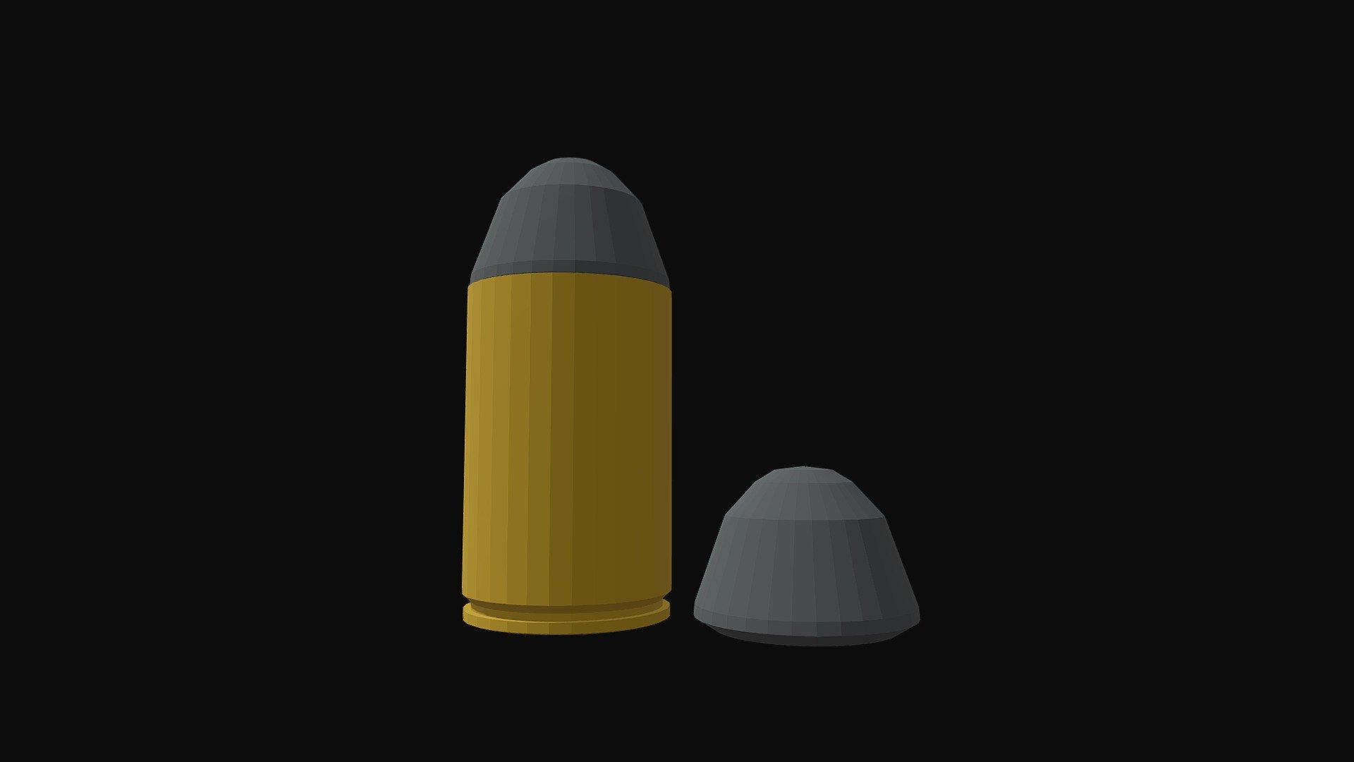 45._lowpoly Bullet - Download Free 3D model by sean24 [ae08e33] - Sketchfab
