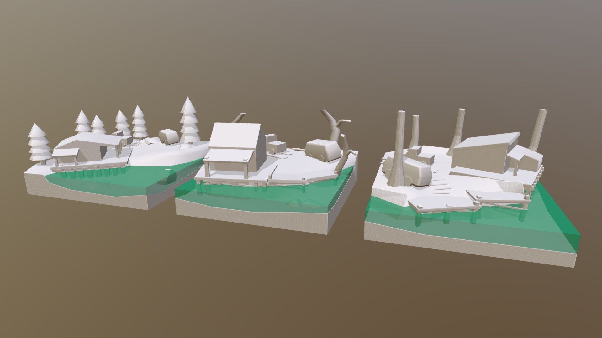 ForestLoner - Blockout - 3D model by Milan Schuyvinck (@MilanSchuyvinck ...
