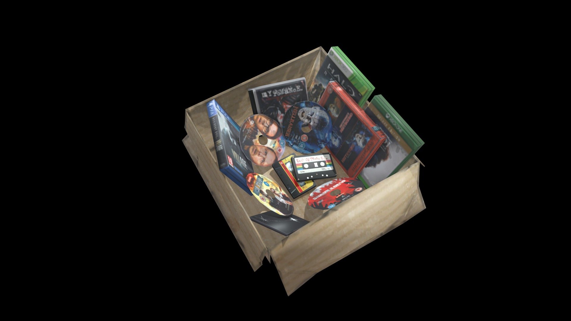 Trash Box Model - 3D model by lucien lawson (@lucienlawson1) [ae0a702 ...