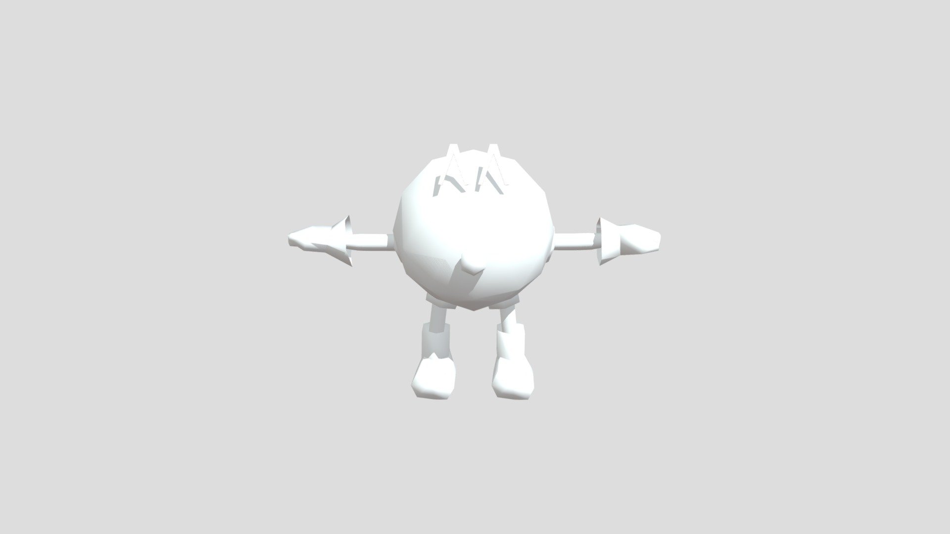 Pac-Man(ghost zone) Without texture - Download Free 3D model by ...