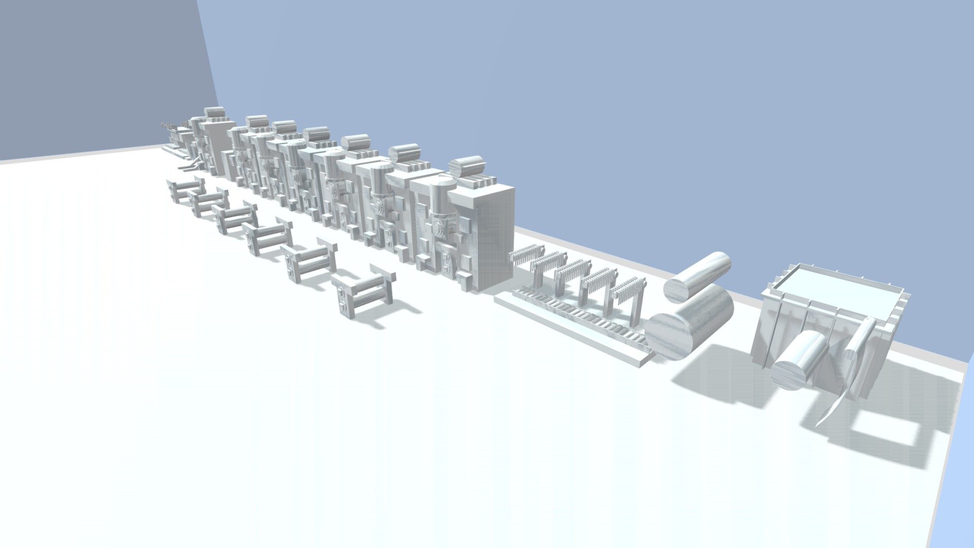 Pacific Hot Strip Mill - 3D model by pacificnew [ae0e5ab] - Sketchfab