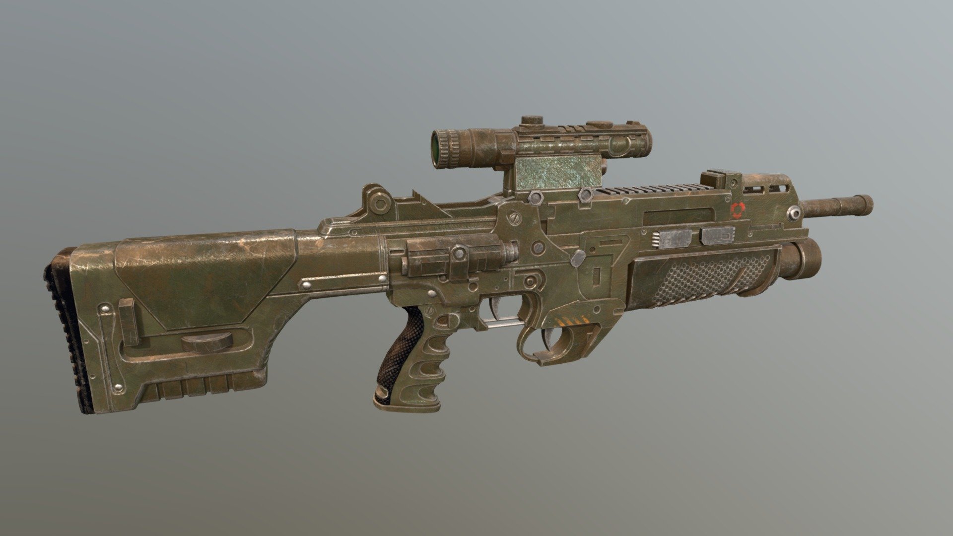 Rifle - 3D model by ar3destudio (@joseffmmart) [ae0eff7] - Sketchfab