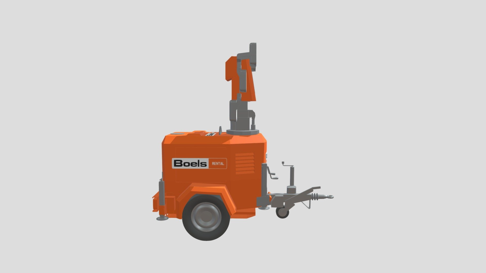 Boels Rental - Tower Light Trime (X-ECO) - 3D model by bimstore ...