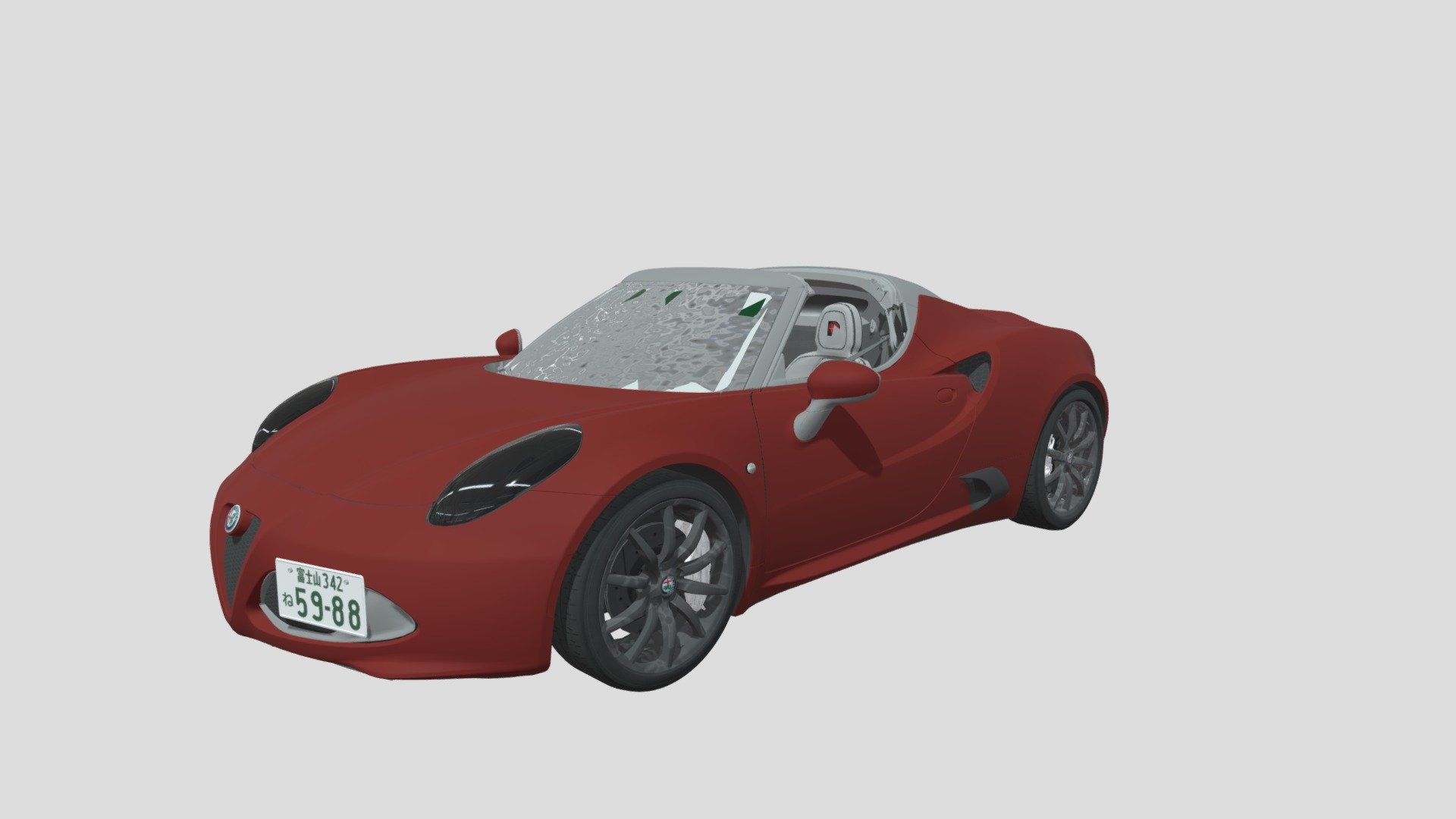 2019 Alfa Romeo 4C Spider - Download Free 3D model by tonielpro520 ...