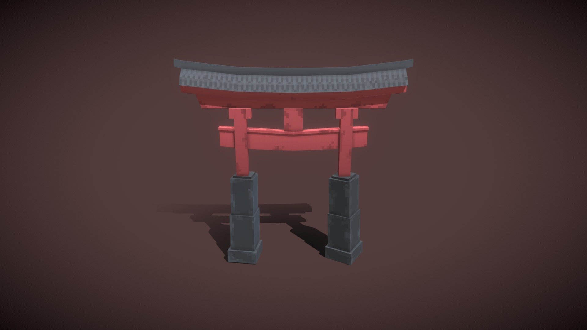 torii gate - 3D model by soupskotom [ae0fa5c] - Sketchfab