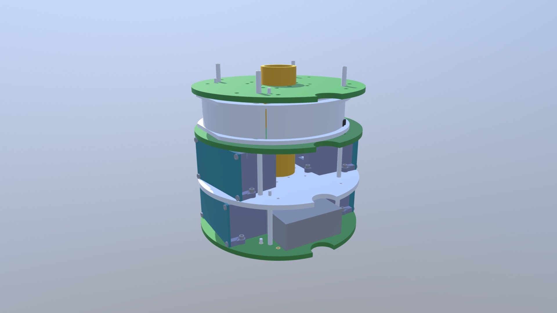 Canister Assembly - 3D model by calebives [ae0fe6e] - Sketchfab