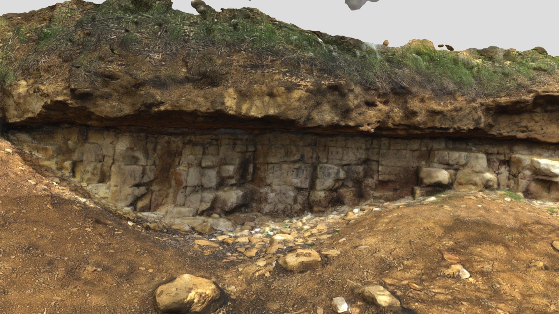 Gzhel geology outcrop - Download Free 3D model by trolleway [ae1097c ...