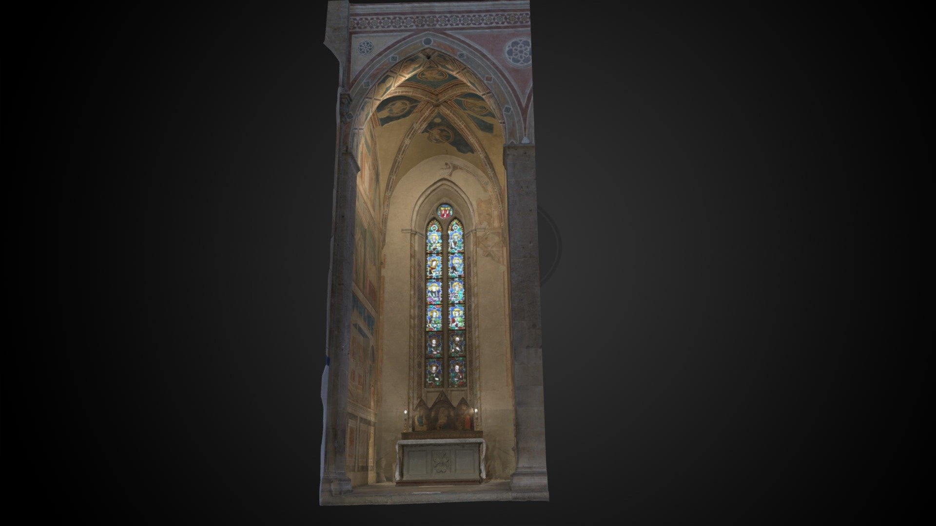 Giotto, Peruzzi Chapel - 3D model by Florence As It Was (@FLAW ...