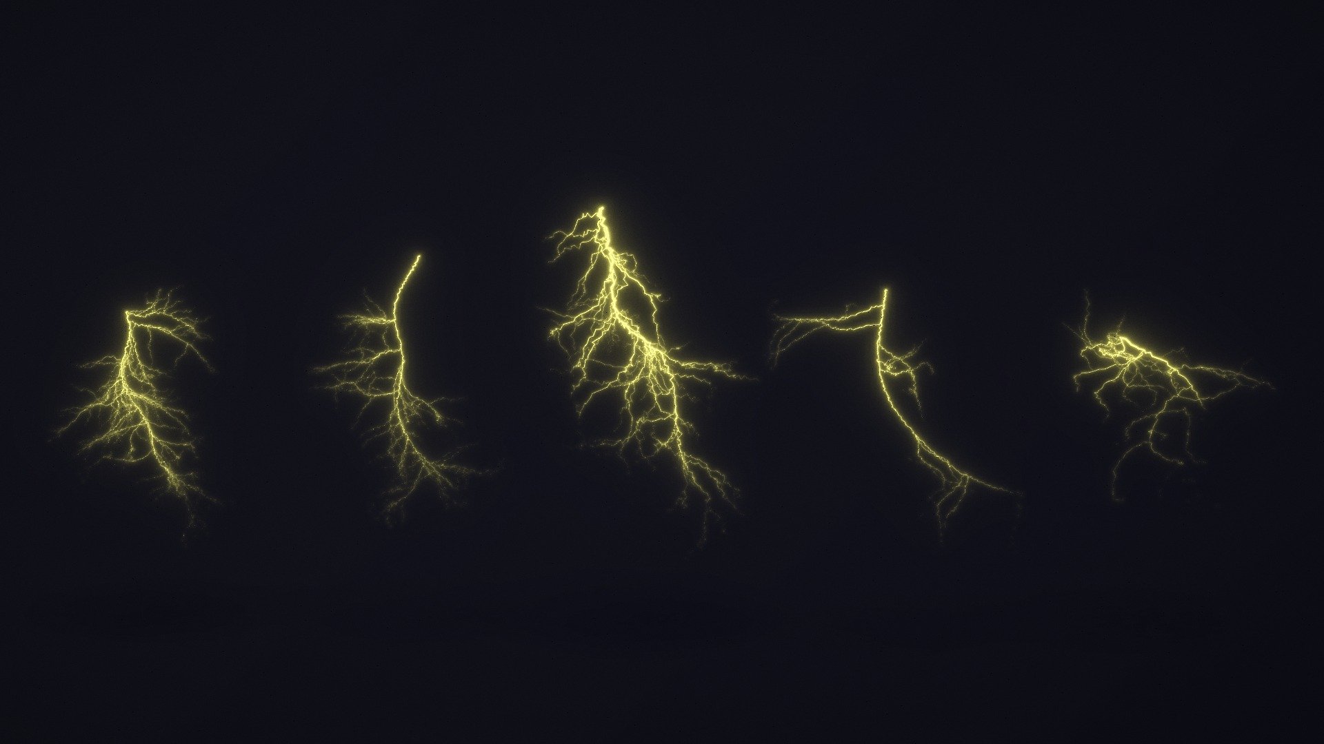 Lighting Pack 2 - Forked Lightning - Download Free 3D model by re1monsen [ae1340b] - Sketchfab