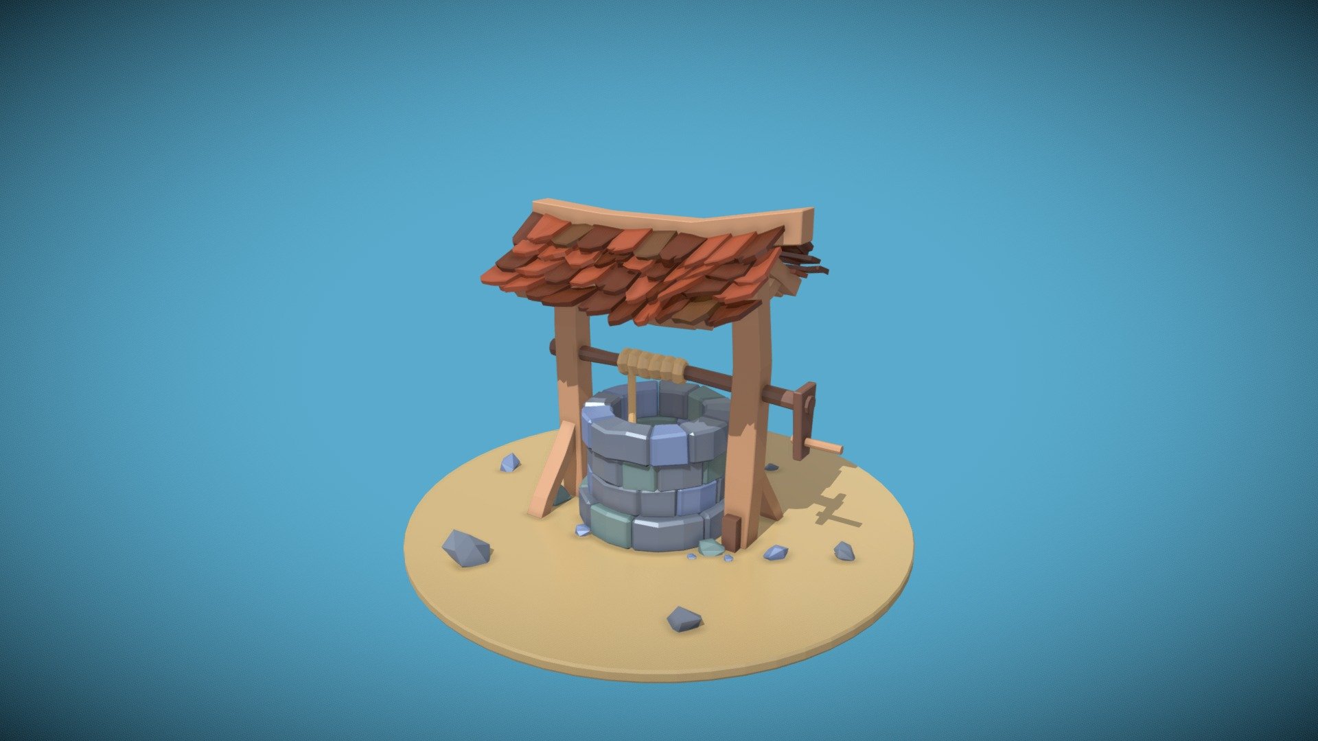 Low Poly Well - Download Free 3D model by JJTale [ae14809] - Sketchfab