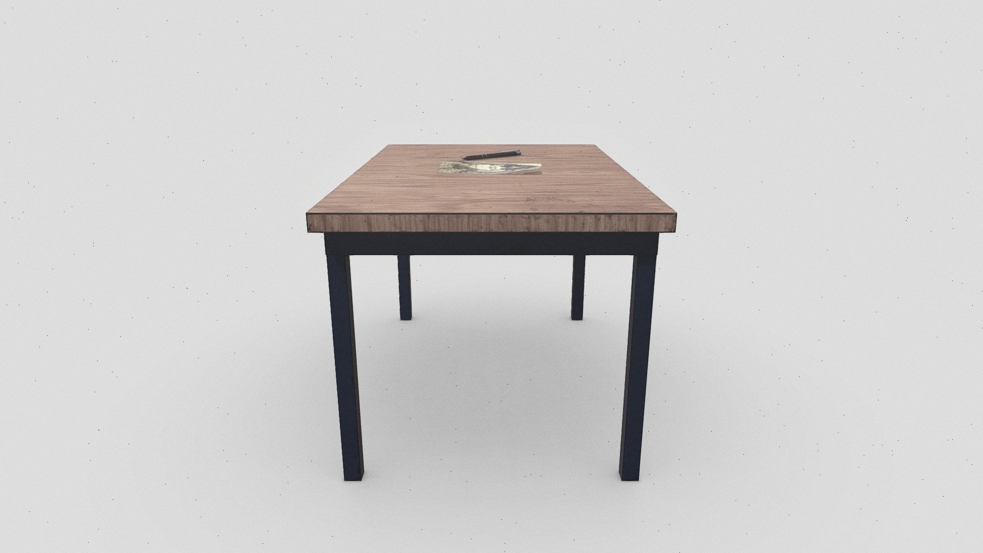 School table - Download Free 3D model by Kuba.Bajster [ae1611b] - Sketchfab