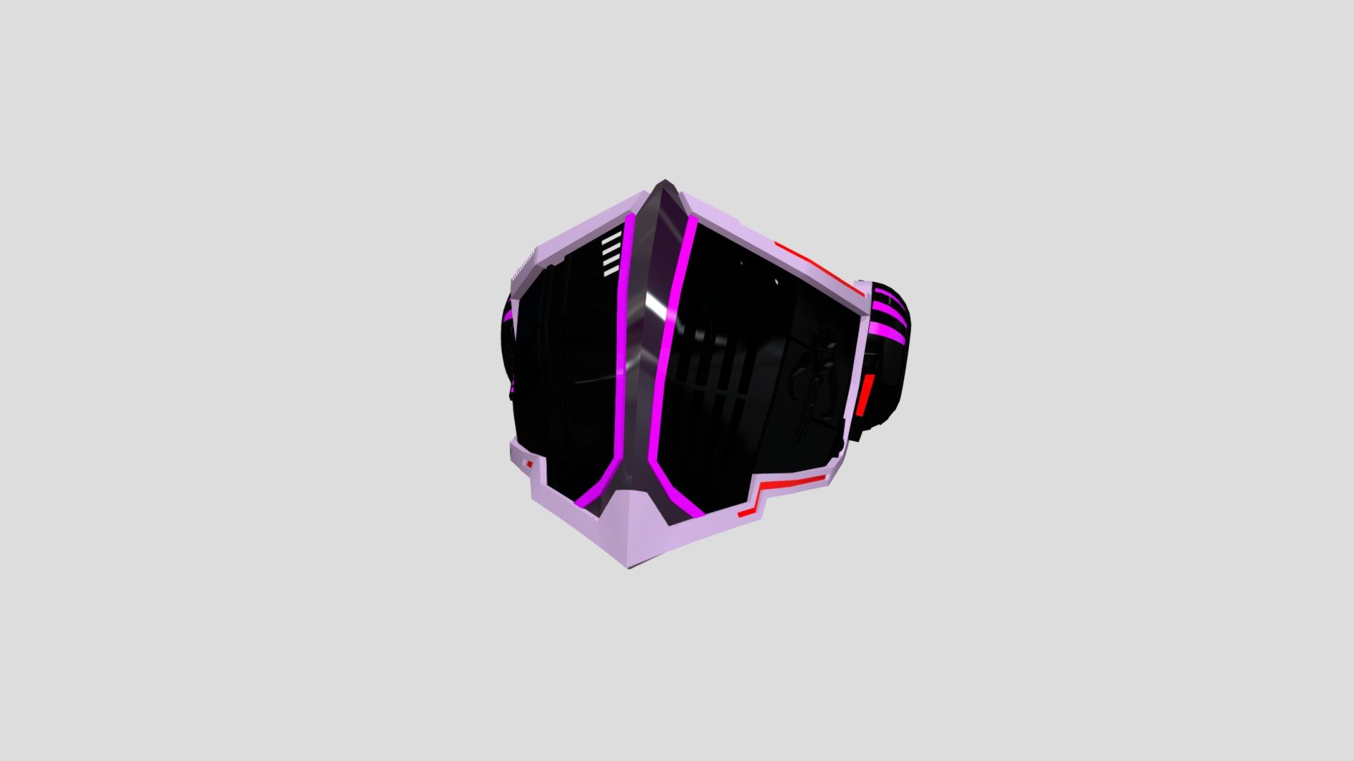 Sci-fi half mask - 3D model by Teun_Heijligers (@_.Alaude._) [ae17d1e ...