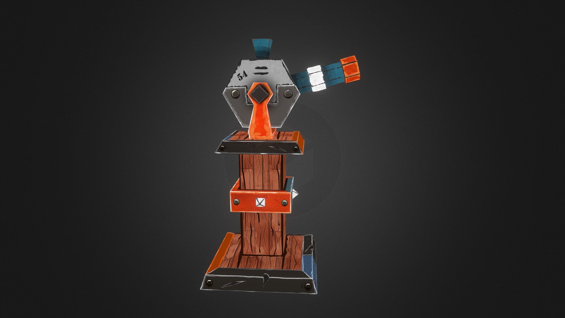 Baseball Shooting Tower - 3D model by Sumeet Arora (@ls.rightbrain ...