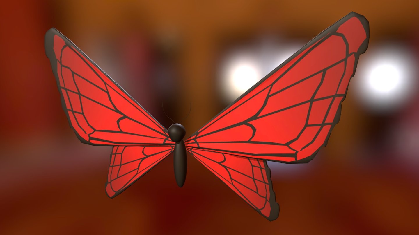 Butterfly 2 - 3D model by gioiarobert5 [ae189a6] - Sketchfab