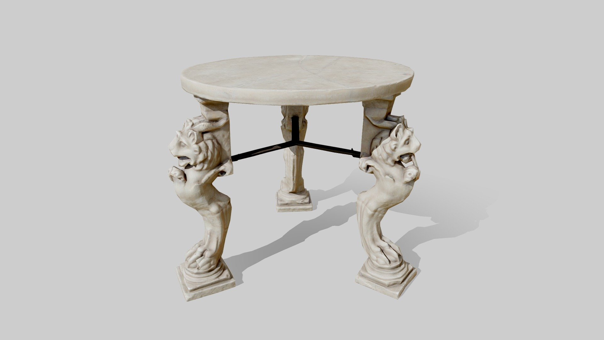 Roman Marble Table - Download Free 3D model by Opus Poly (@OpusPoly ...