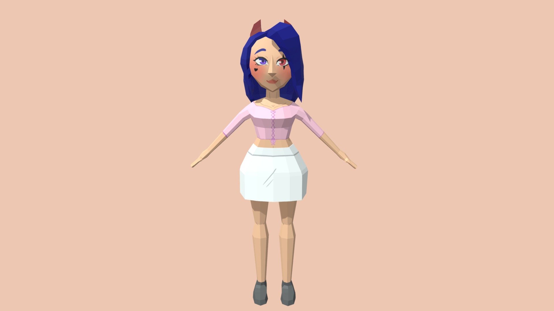 Fengel_ Lowpoly_OC - Download Free 3D model by Capitan_Daren (@capitan ...
