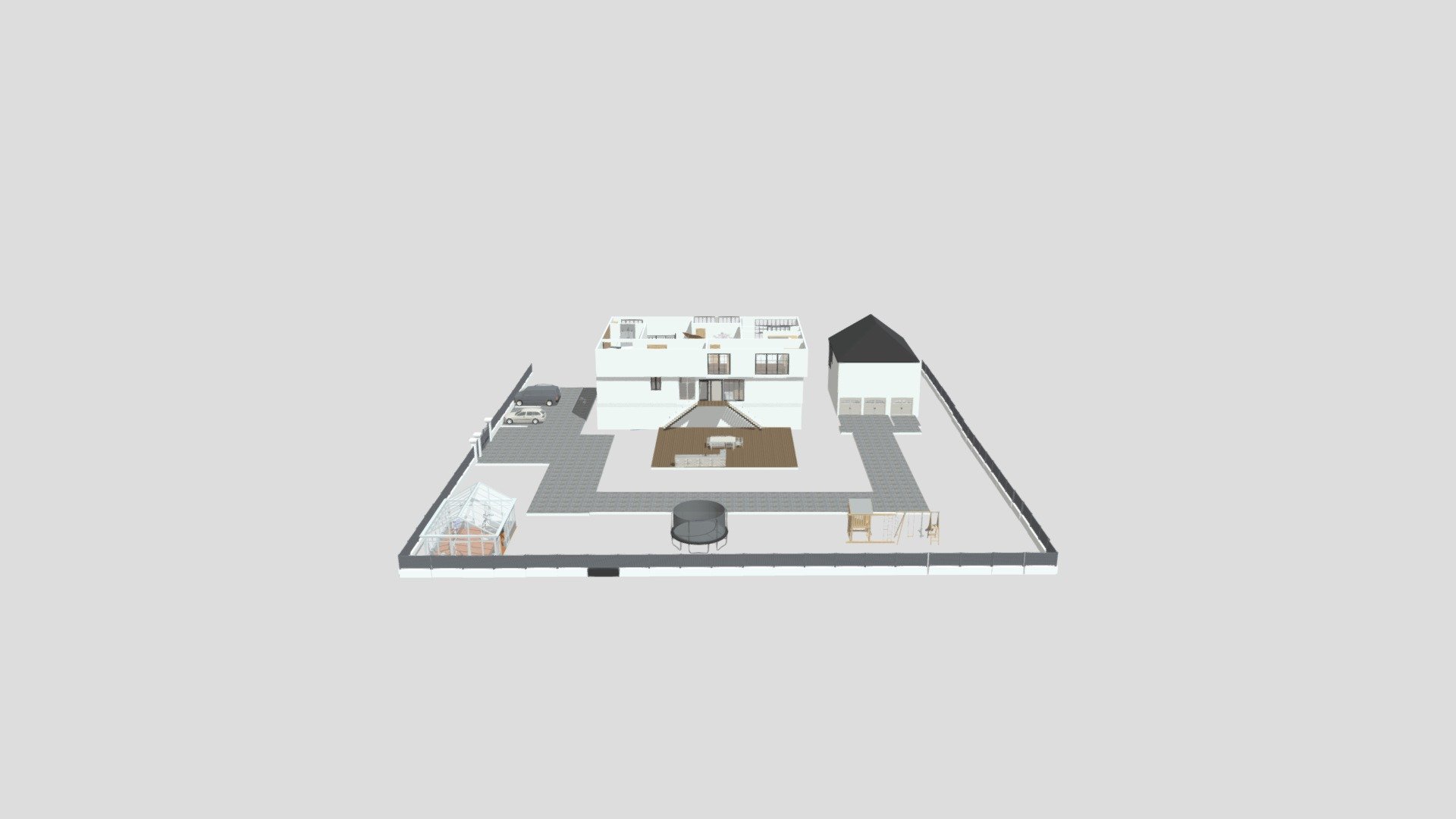Rustic and modern house - Download Free 3D model by Home Design 3D ...