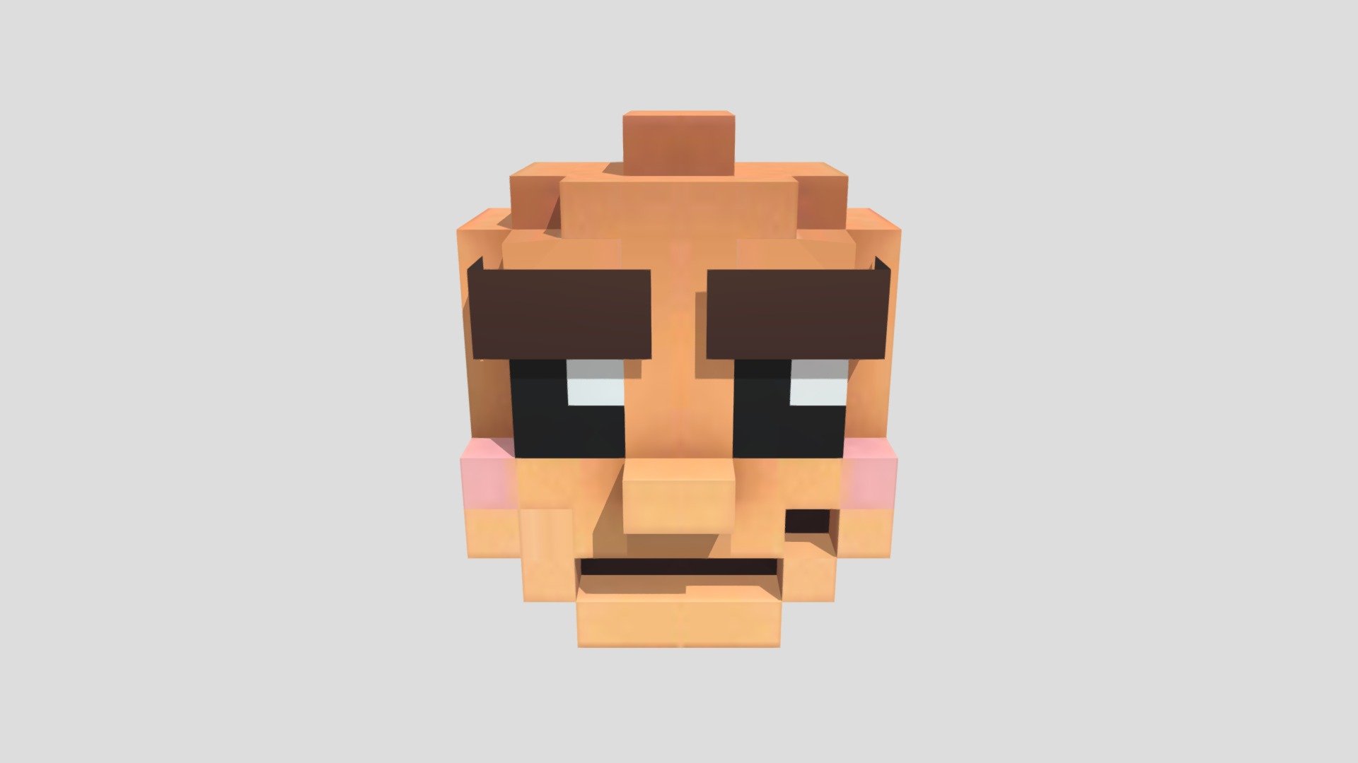 Pixel Jake_ Head - Download Free 3D model by Marshmallow (@kot.mot.2012 ...