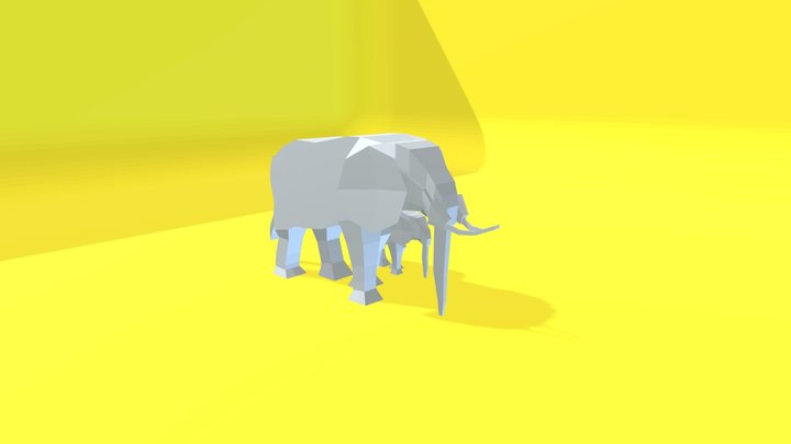 Elephant 3D models - Sketchfab
