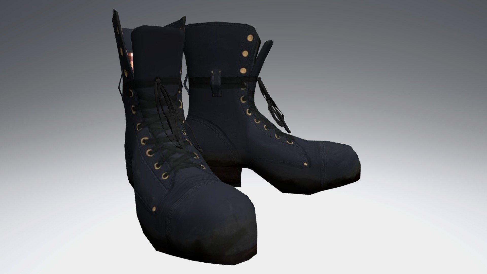 Combat Boots - 3D model by Emma Furnell (@EmmaFurnell) [ae1c362 ...