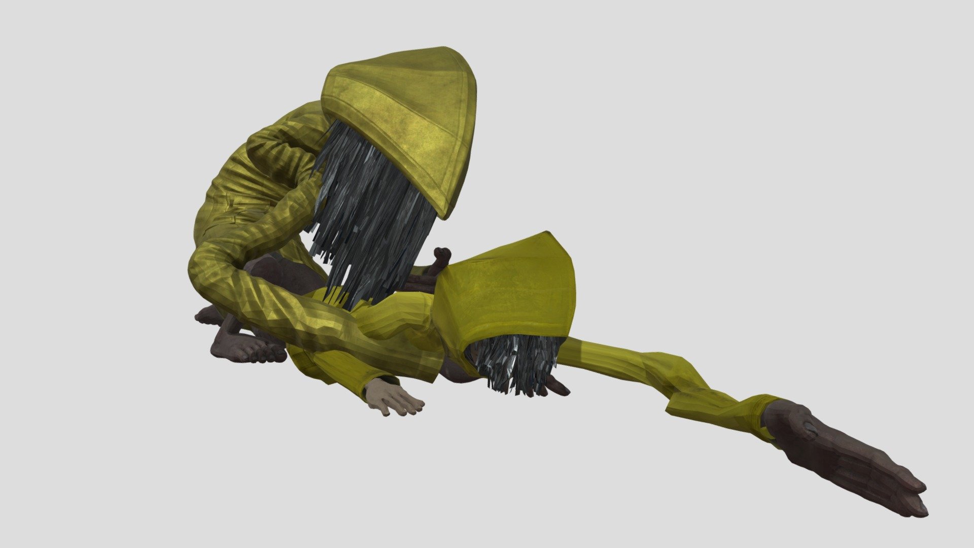 Six Monster All animation Little Nightmares 2 - Download Free 3D model ...
