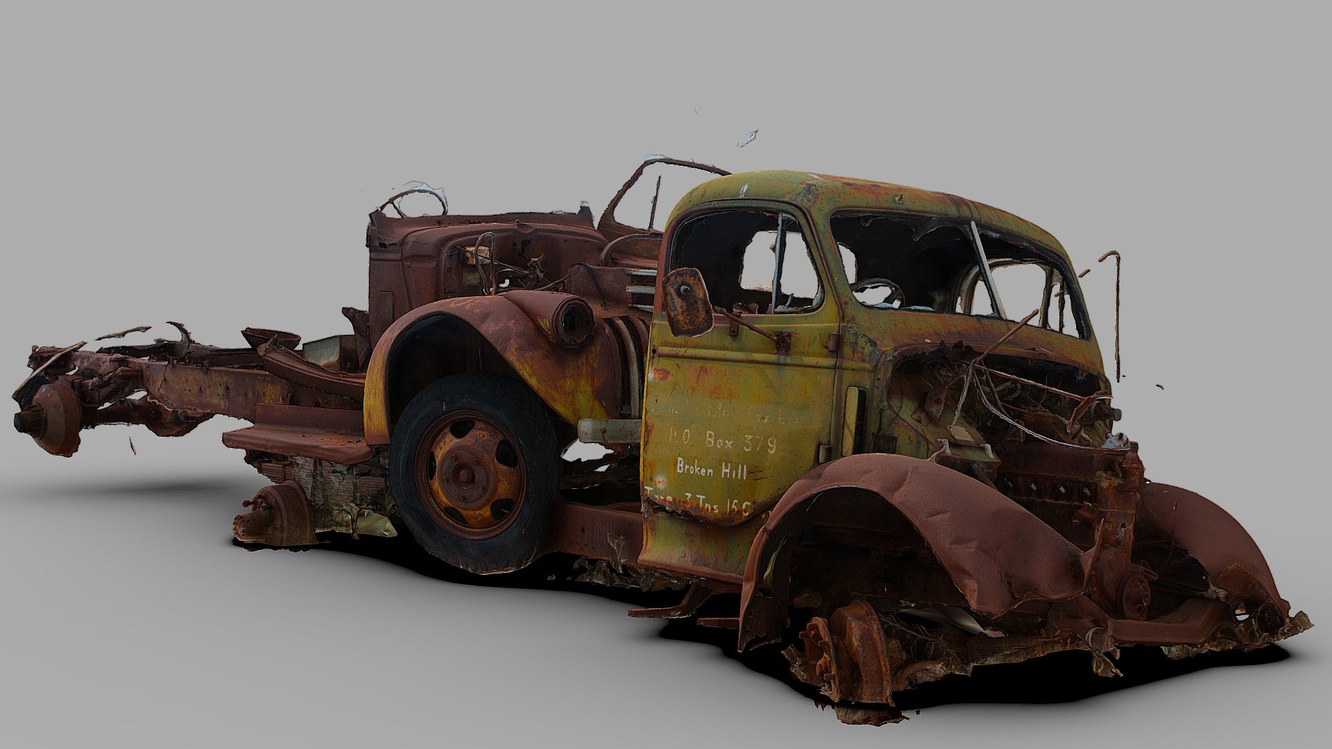 Desert Scrap Trucks (Raw Scan) - Buy Royalty Free 3D model by Renafox ...