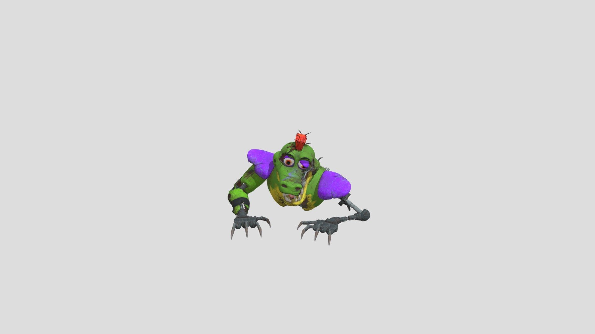 shattered-montgomery-gator-security-breach - 3D model by ...