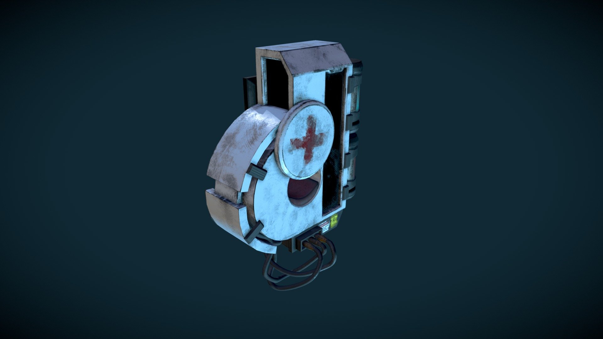 Wall Mounted Medkit - 3D model by Vic Judd (@viczillalives) [ae2009a ...