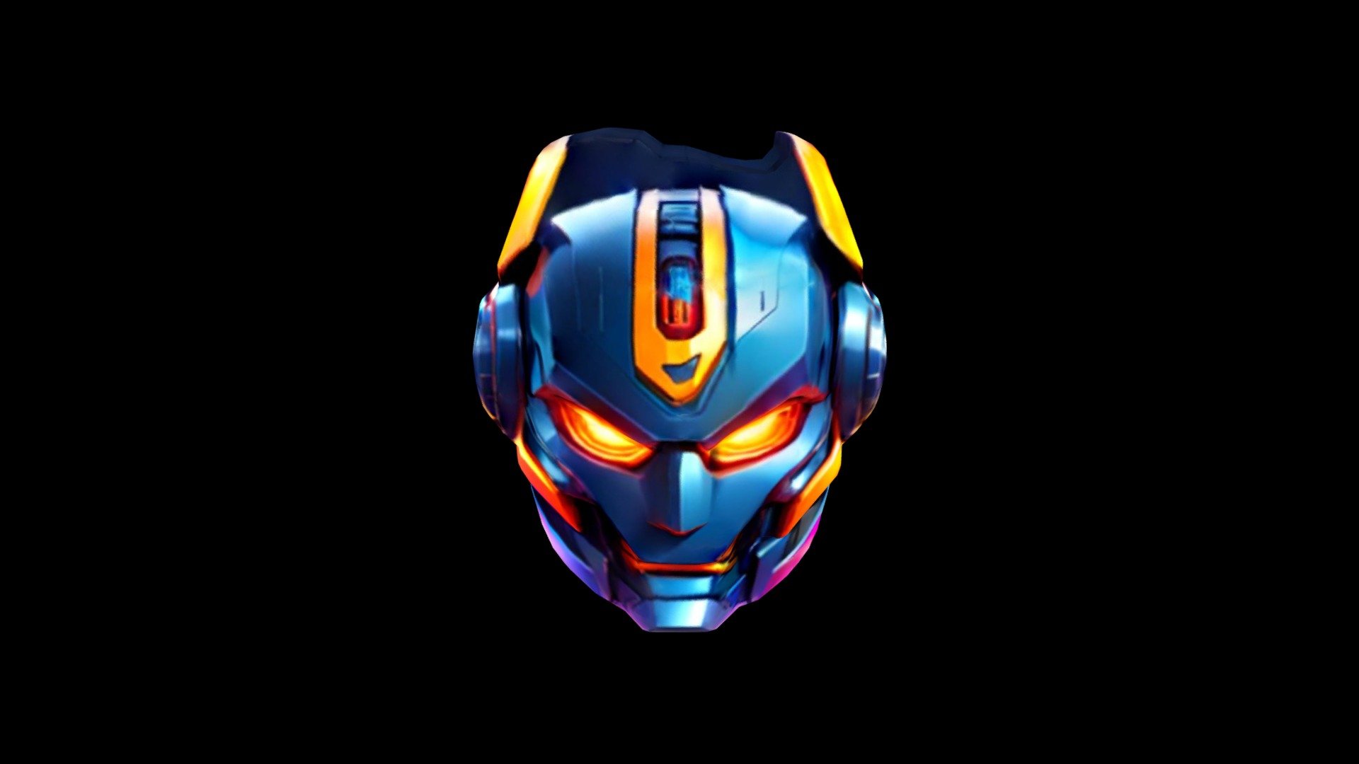 The image features a close-up of a robots head w - Download Free 3D ...
