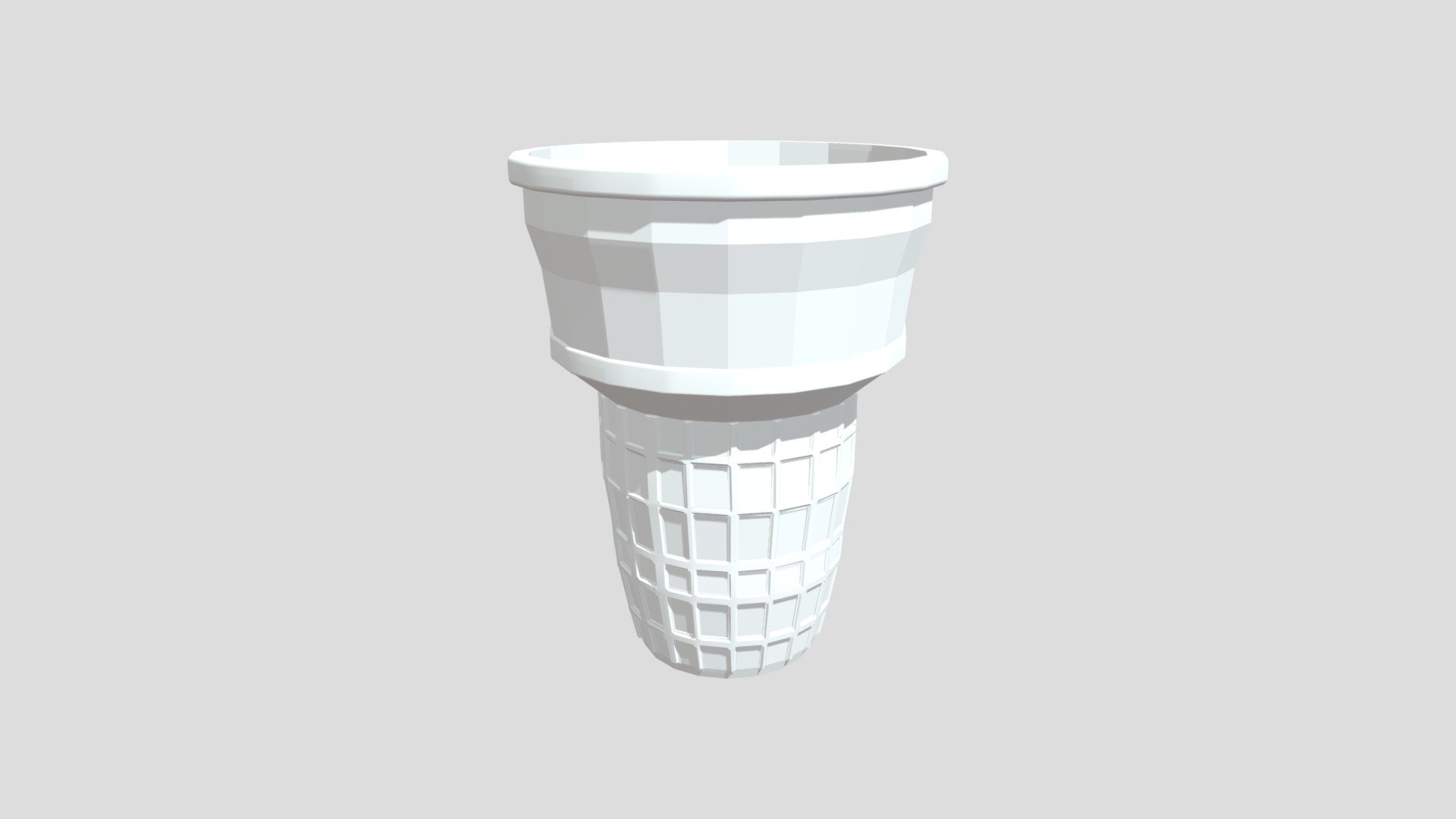 Ice Cream Cone - 3D model by ZACHARYSTAR60 [ae21ef3] - Sketchfab