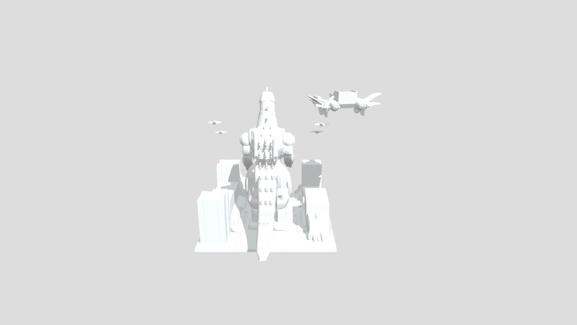 Mechagodzilla Ciudad - Download Free 3D model by Juan.Pablo.Flores ...