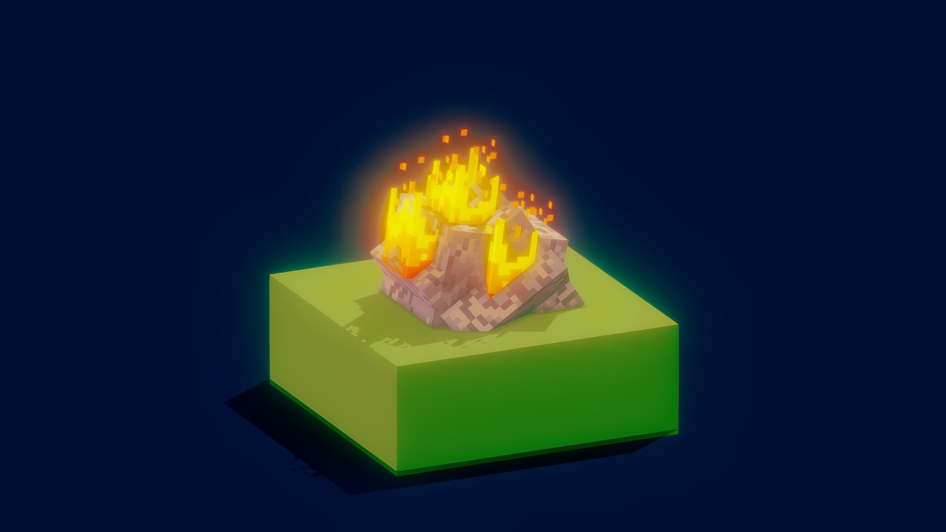 Low poly Meteorite - 3D model by Polymotion (@AAV_s_models) [ae23a36 ...