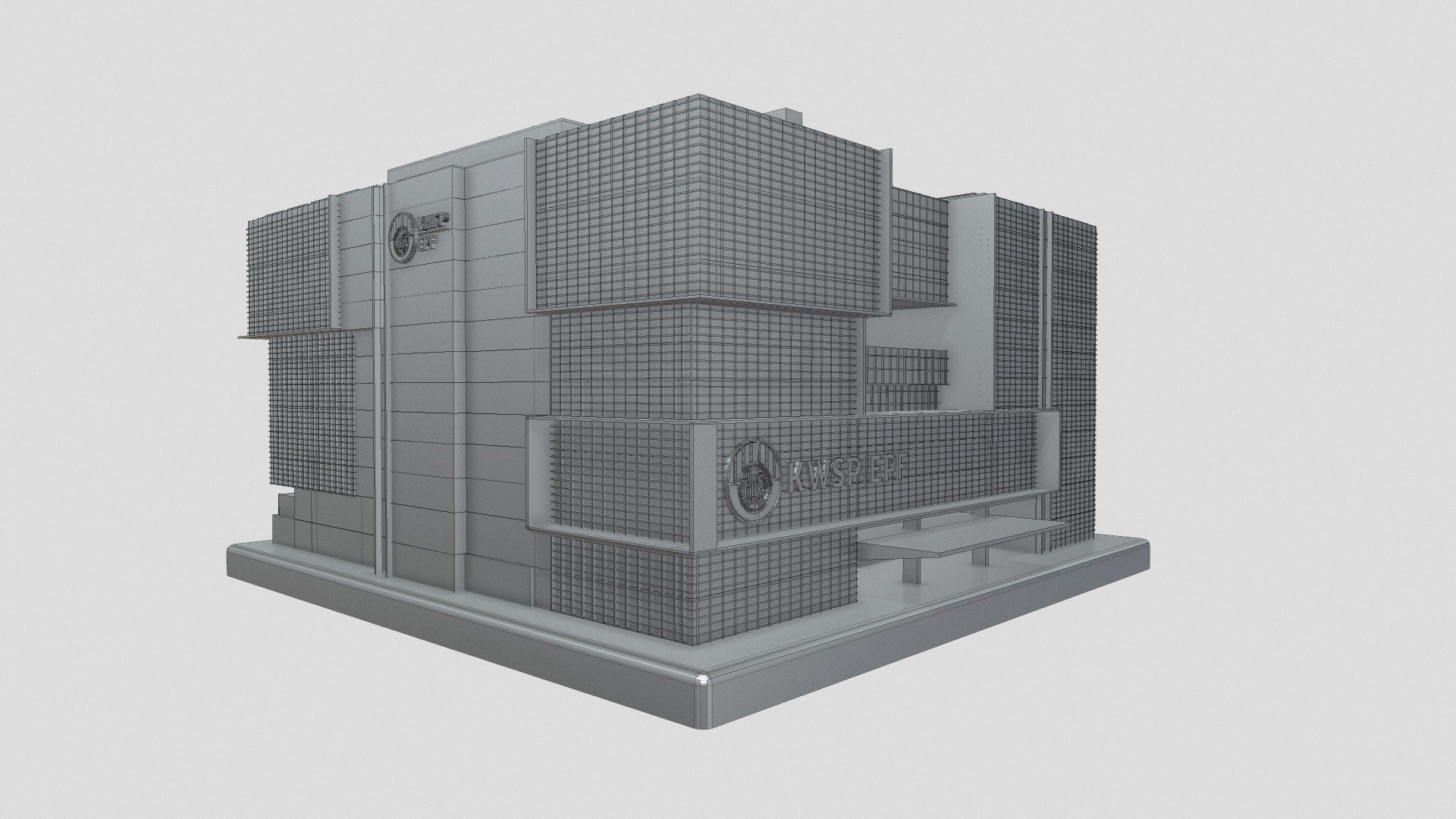 Menara KWSP - 3D model by rukhairy [ae25073] - Sketchfab