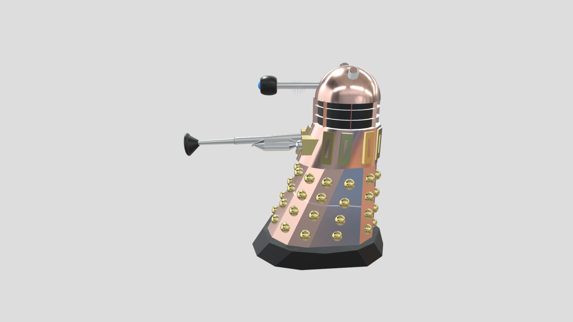 Dalek - 3D model by savannahhoffmeier [ae2949d] - Sketchfab