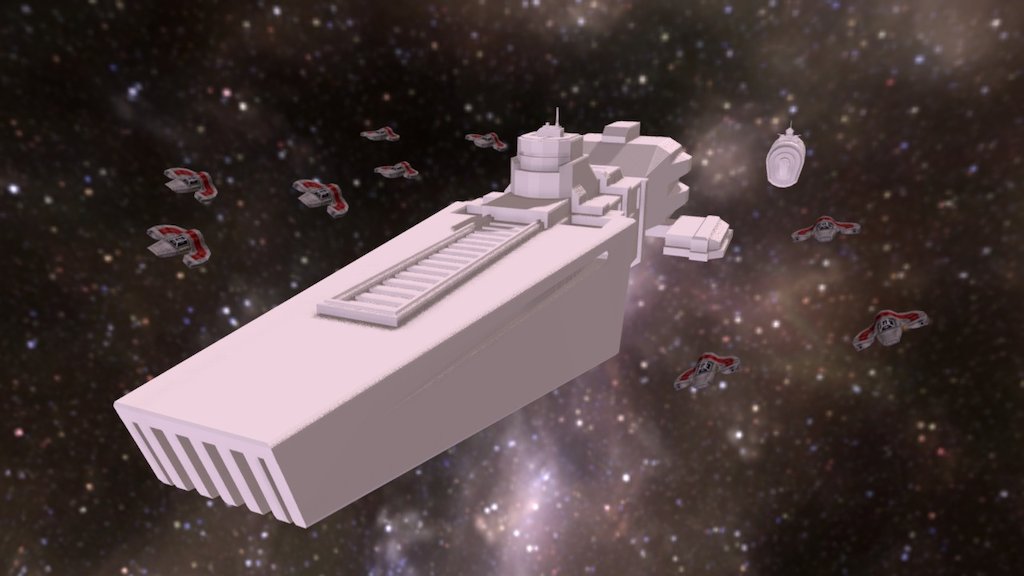 Space Fleet - 3D model by boomerangpython [ae299c5] - Sketchfab
