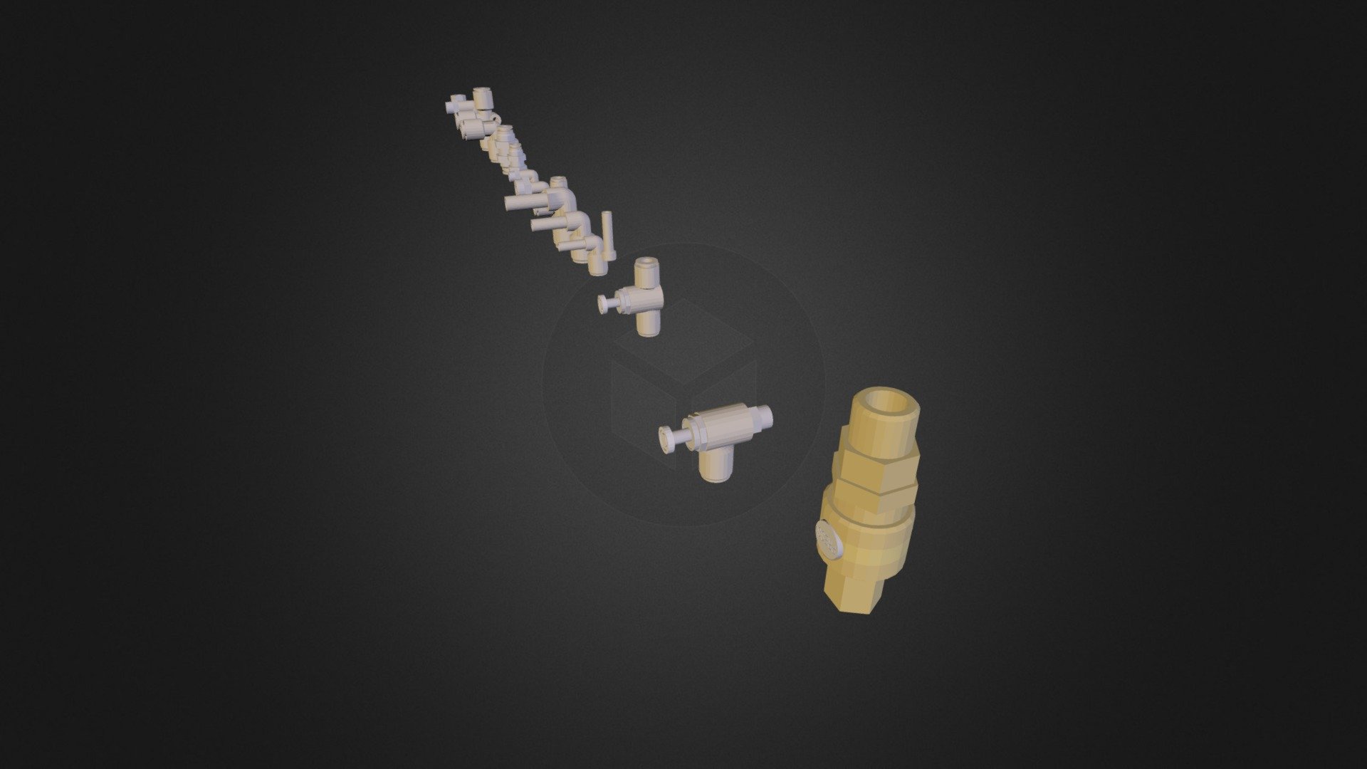 Air Fittings - 3D model by j-muller [ae2d069] - Sketchfab