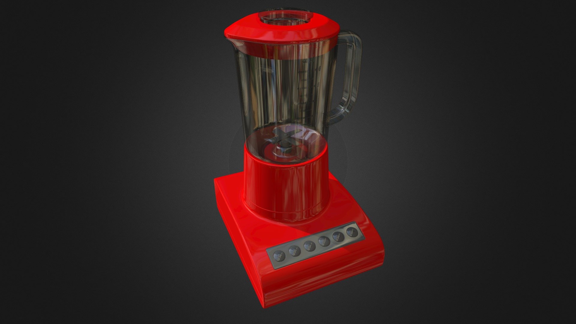 Red Countertop Blender - Buy Royalty Free 3D model by cgaxis [ae2dd72 ...