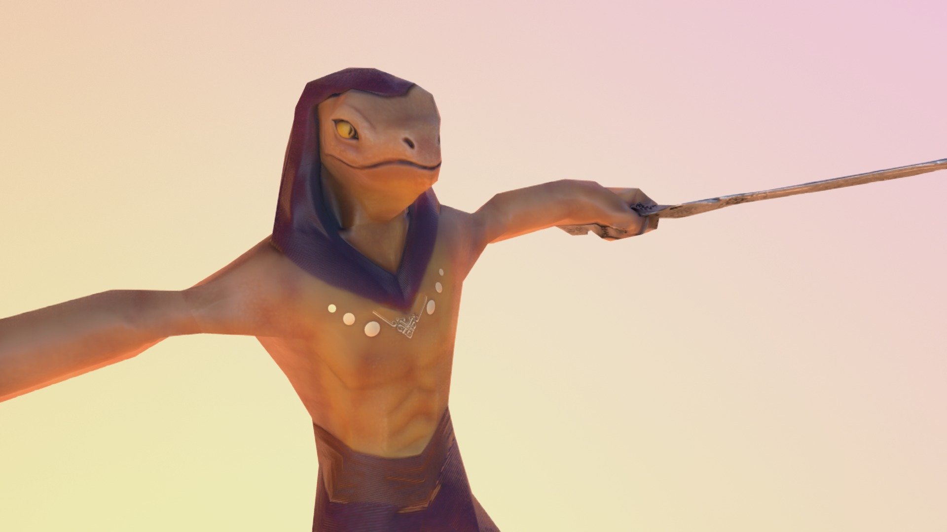 Lizard Character - 3D model by jpolicromatico [ae2f7af] - Sketchfab