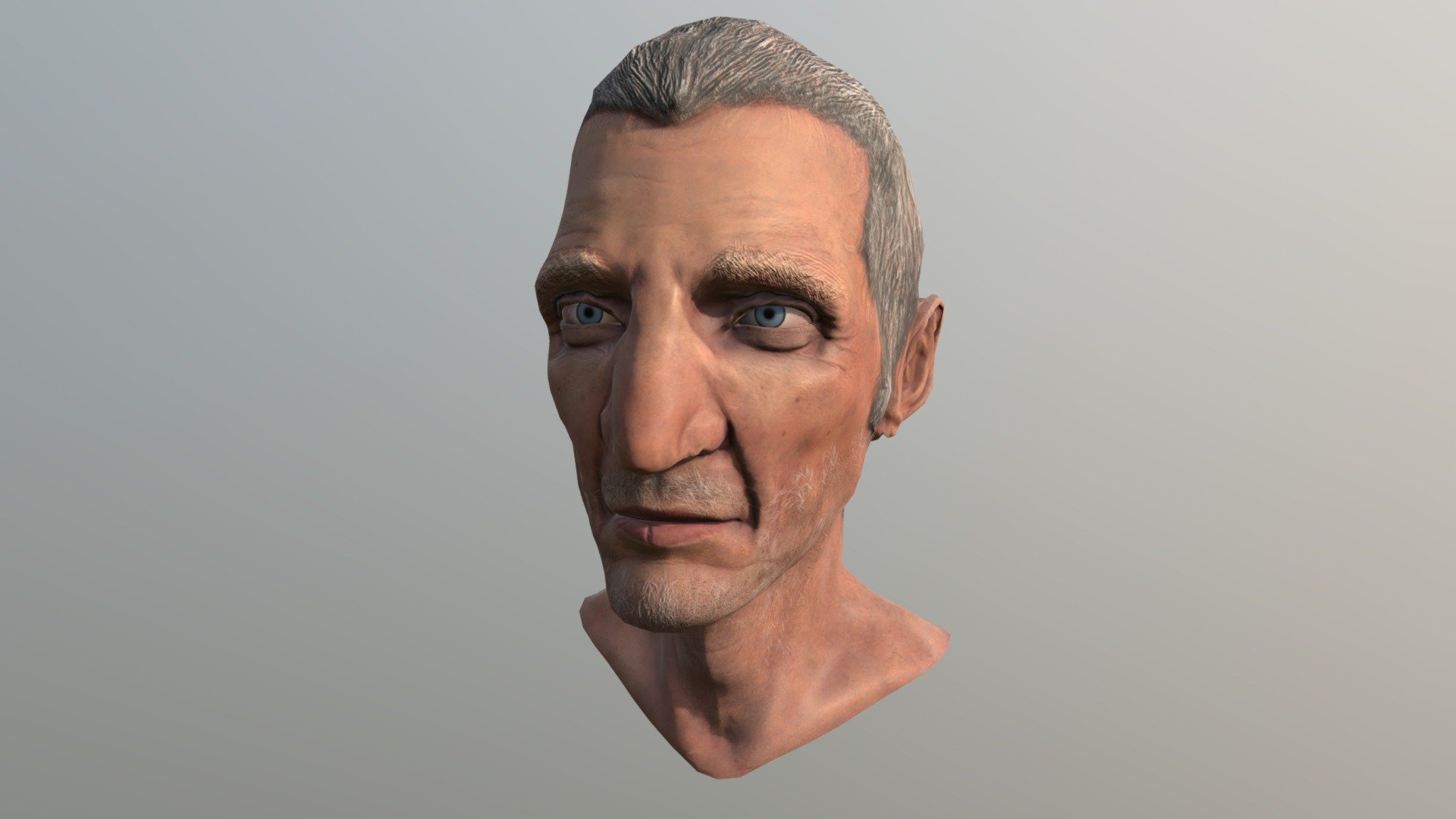 Old Man Bust - 3D model by shane.davis [ae2fd29] - Sketchfab