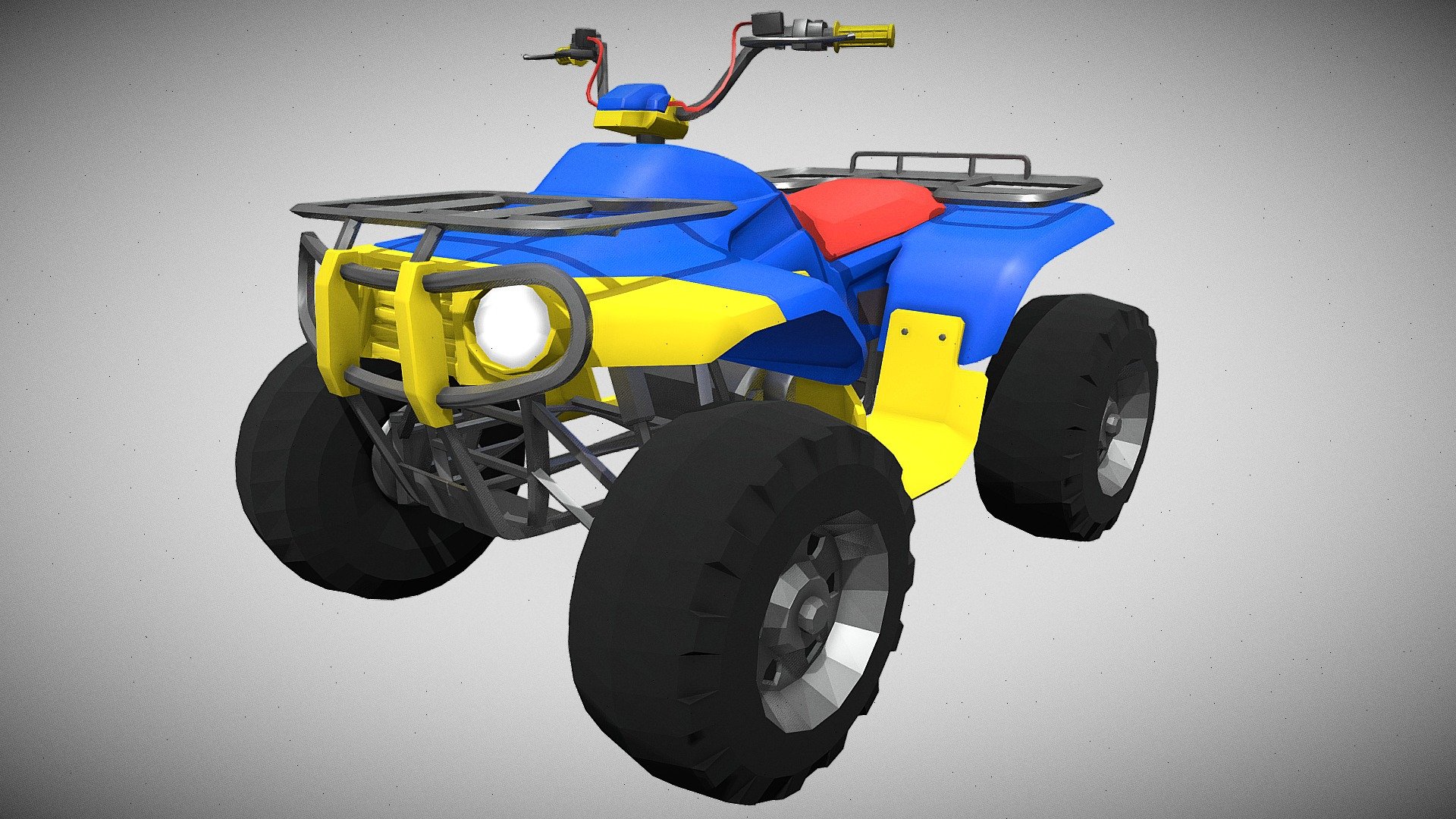 Quad Bike - Download Free 3D model by Abdalla_arafat (@Abdallaarafateg ...