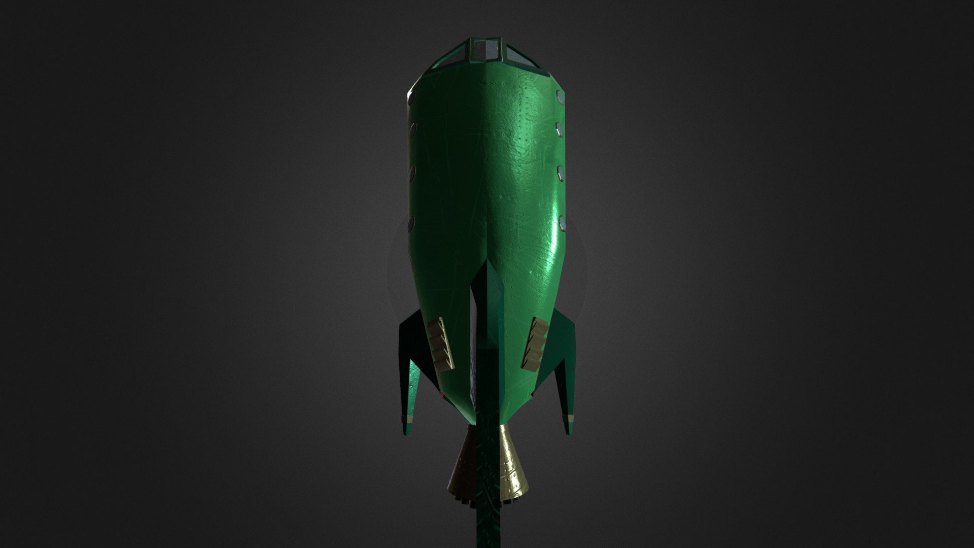 Planet Express Ship - 3D model by PlattIntroTo3d [ae348da] - Sketchfab