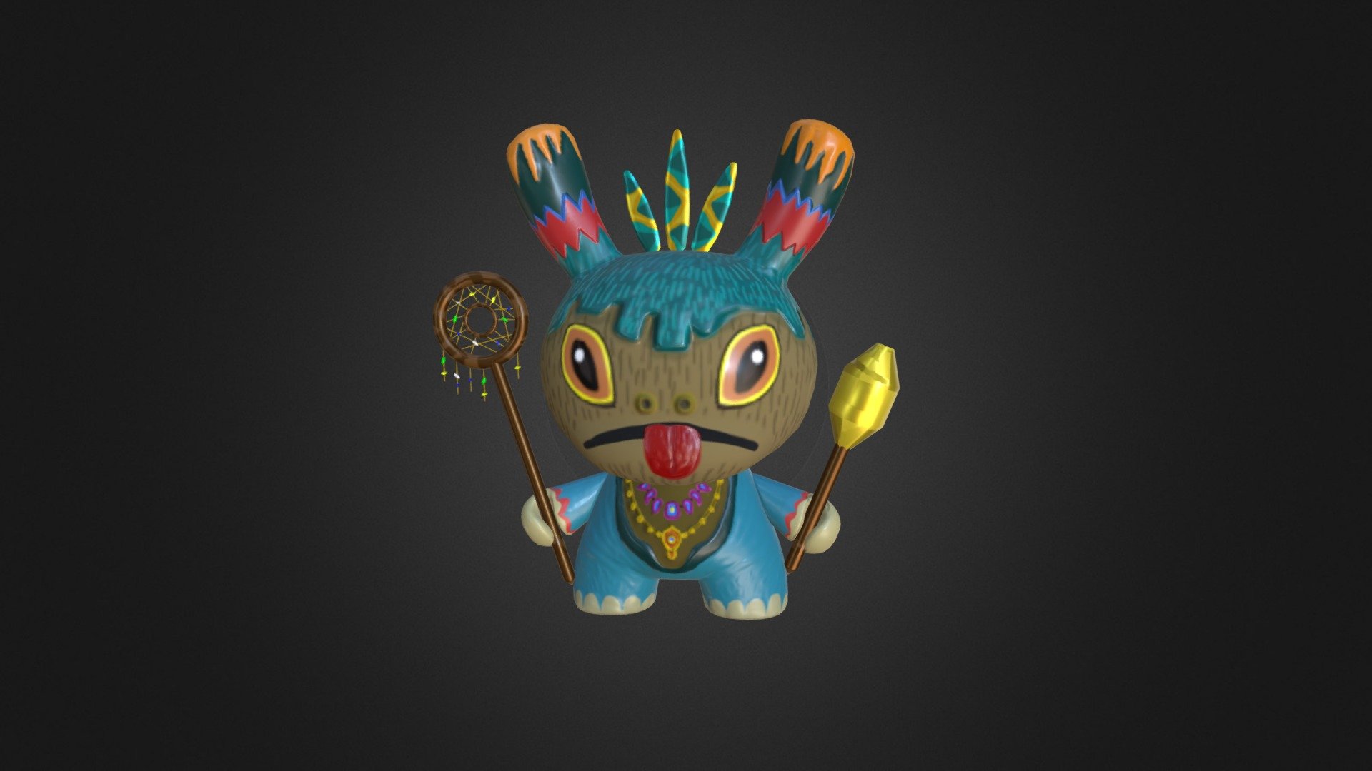 Dunny Shaman Master PBR - 3D model by 3DdonnaB [ae3571e] - Sketchfab
