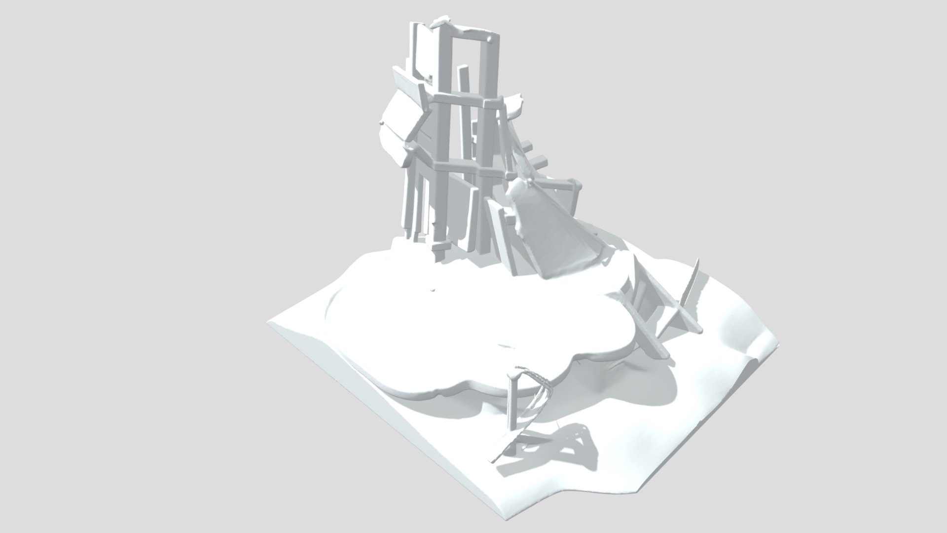 Model for a monument to a genocide - Download Free 3D model by as0jhu ...