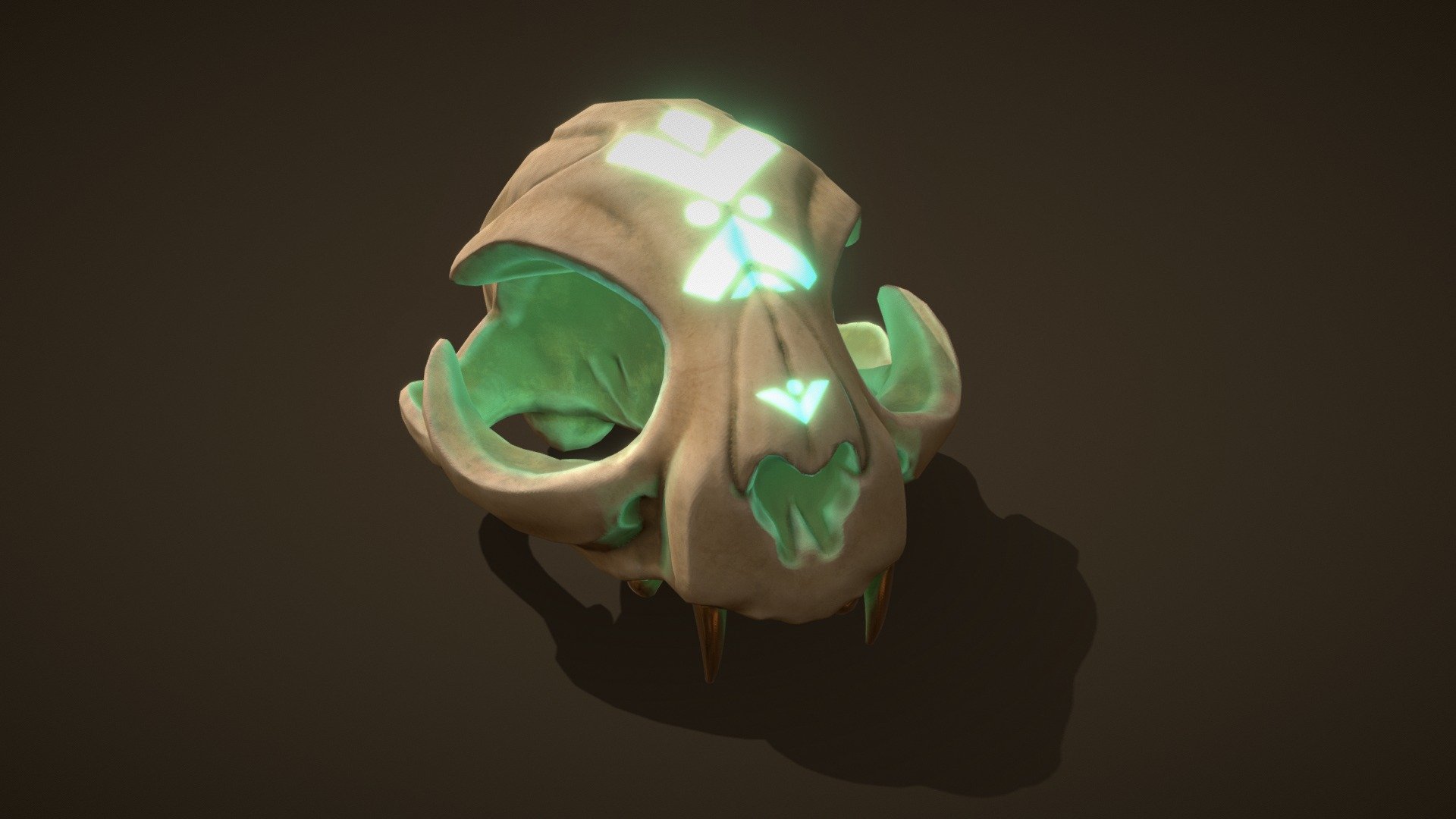 Cat Skull Relic (v1) - 3D model by augustbelhumeur [ae3623c] - Sketchfab