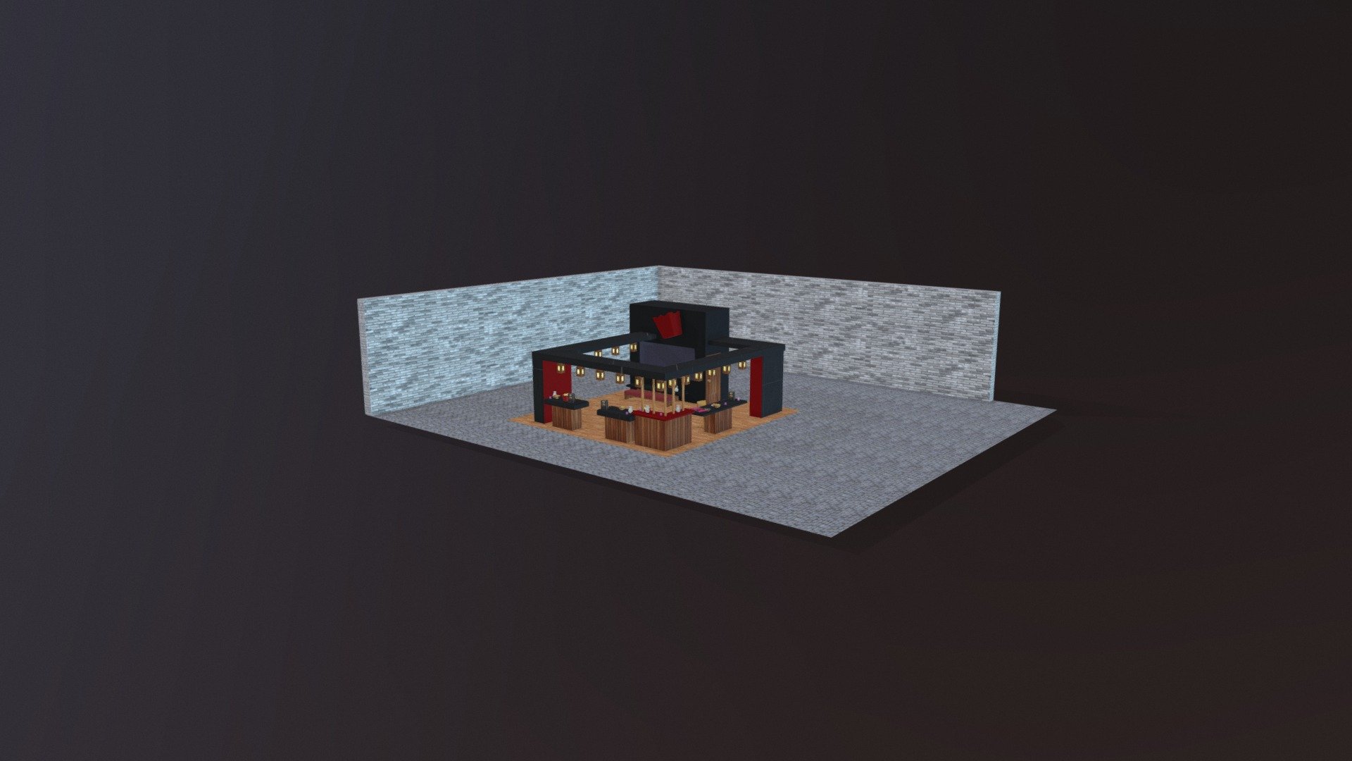 Stand Comida - Download Free 3D model by Ronald Miguel Rowles Nieto ...