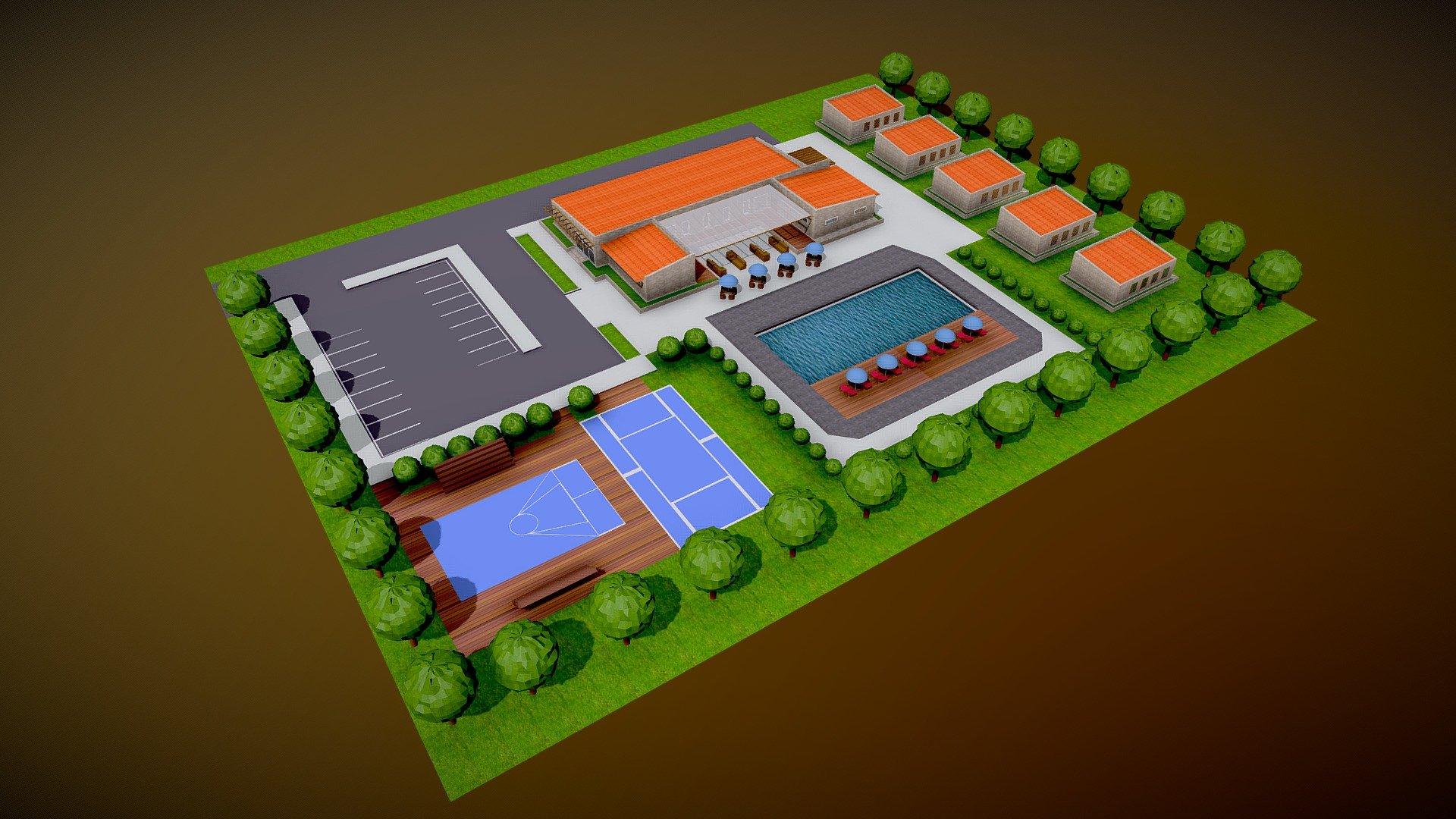 Recreation Resort - 3D model by VertaScan [ae37ee7] - Sketchfab
