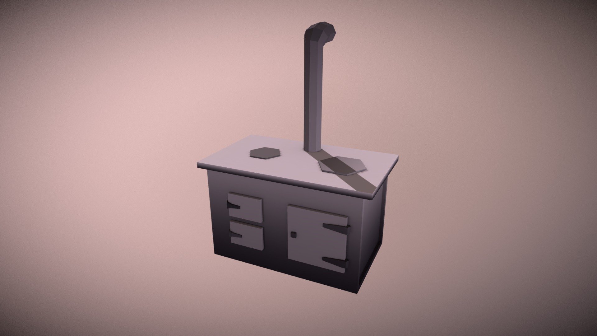 #22 Stove - Household Props Challenge - 3D model by _LowPoly_ [ae3be62 ...