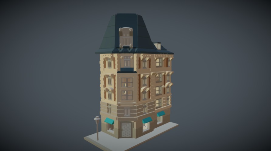 Early Copenhagen build - 3D model by Ben Frans (@benfrans) [ae3cff8 ...