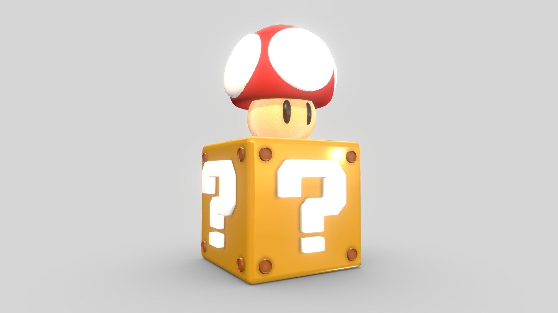 Super Mario Mushroom - 3D model by 太陽の領主 (@Kiriru-kun) [ae3d029 ...